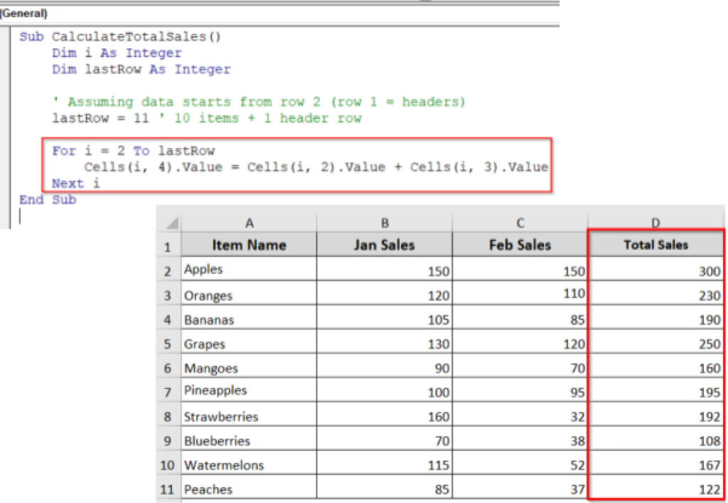 How to Use For Next Loop in Excel VBA - Excel Insider