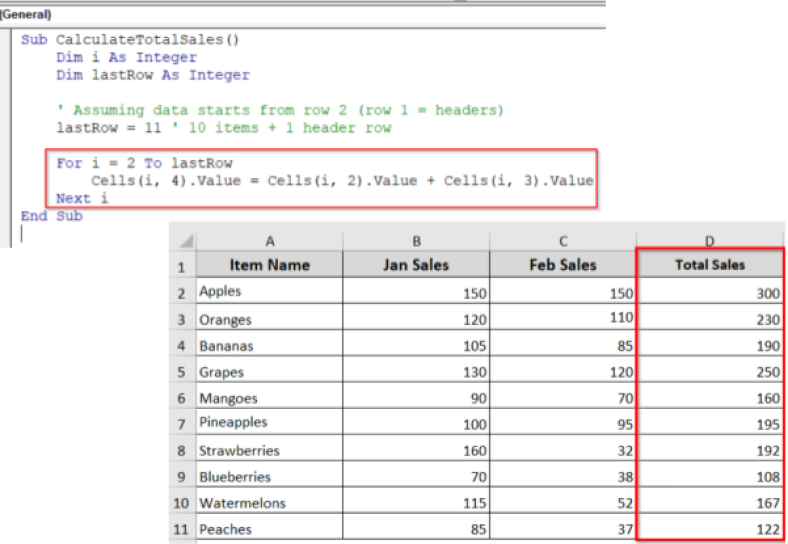 How to Use For Next Loop in Excel VBA - Excel Insider