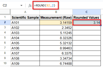 How to Round Up to 2 Decimal Places in Google Sheets - Excel Insider
