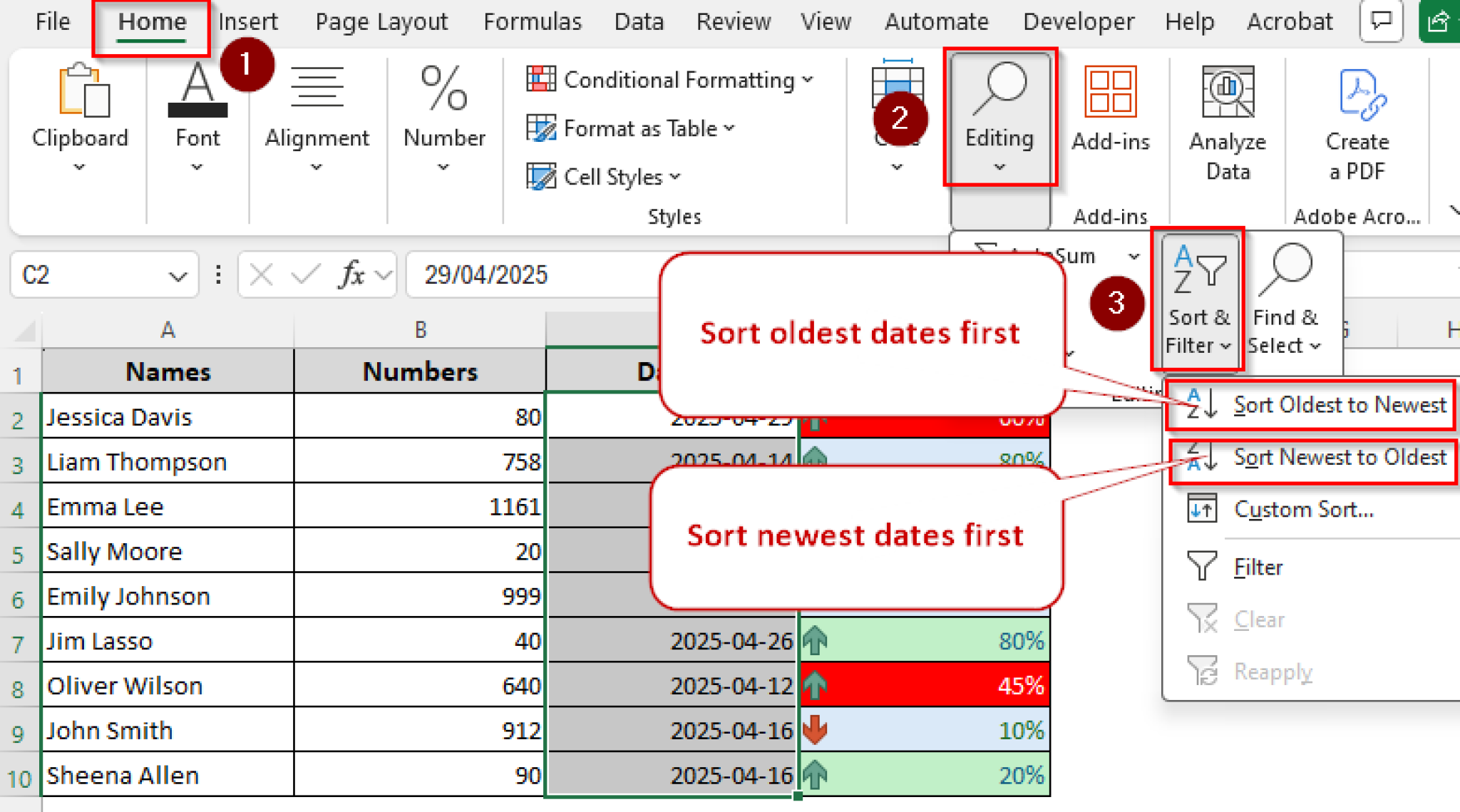 Difference Between Sort and Filter in Excel (with Examples) - Excel Insider