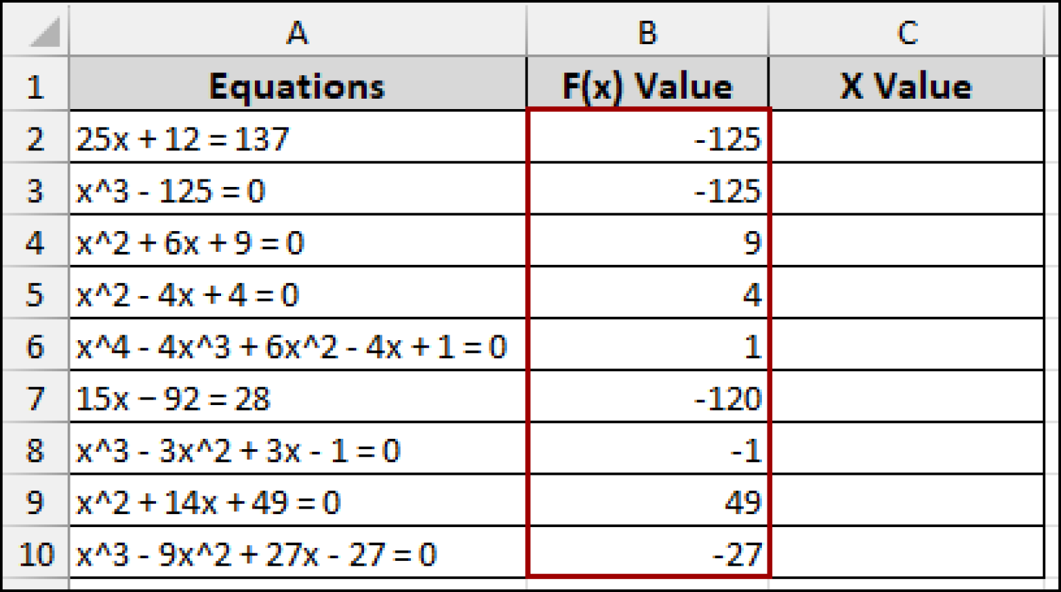 How to Solve for X in Excel (Using Goal Seek & Solver Tools) - Excel ...