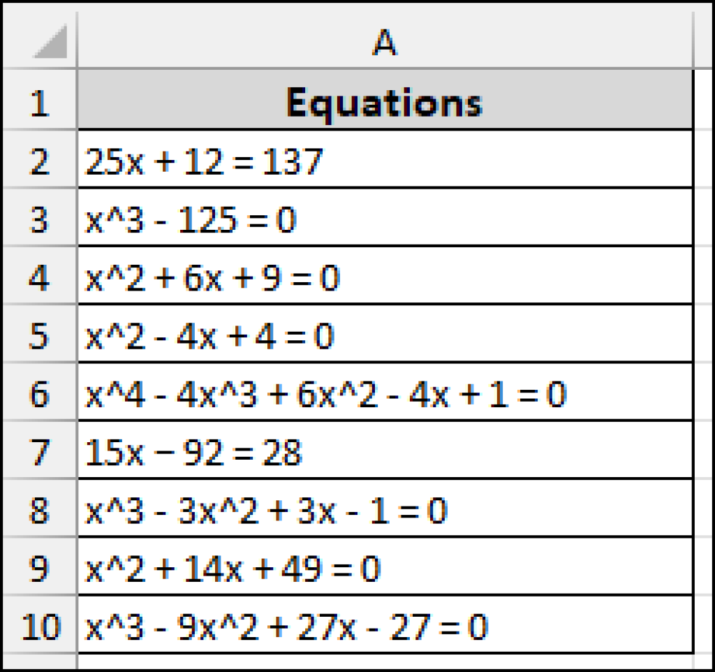 How to Solve for X in Excel (Using Goal Seek & Solver Tools) - Excel ...
