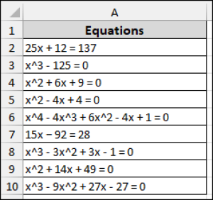 How to Solve for X in Excel (Using Goal Seek & Solver Tools) - Excel ...
