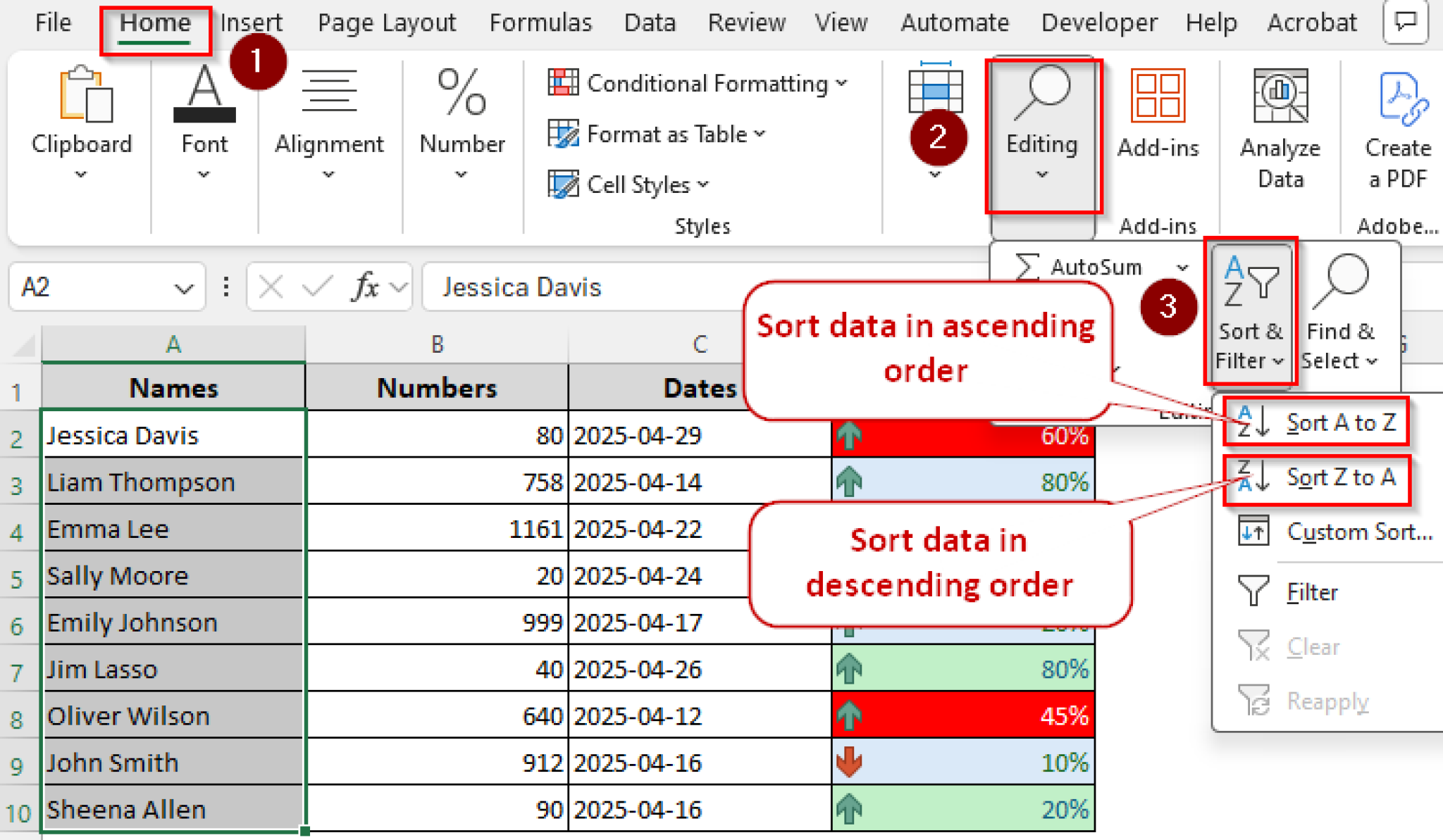 Difference Between Sort and Filter in Excel (with Examples) - Excel Insider