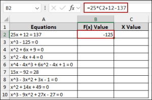 How to Solve for X in Excel (Using Goal Seek & Solver Tools) - Excel ...