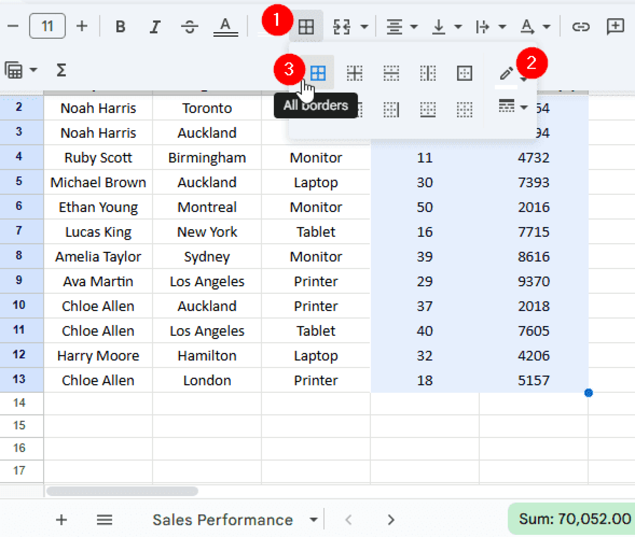 How to Remove Gridlines from Specific Cells in Google Sheets - Excel Insider