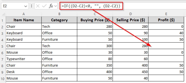 How to Set a Cell to Blank in a Formula in Excel (6 Approaches) - Excel ...