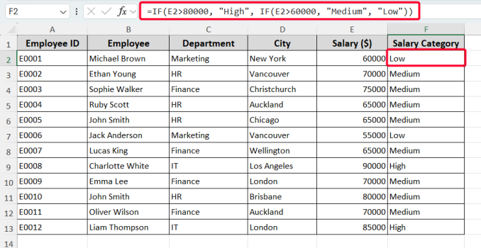 How to Combine Two Formulas in Excel (5 Effective Ways) - Excel Insider