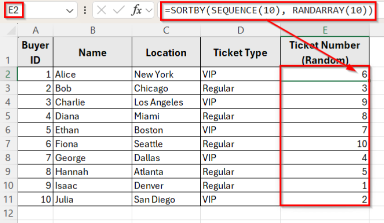 How to Generate Random Numbers in Excel with No Repeats - Excel Insider