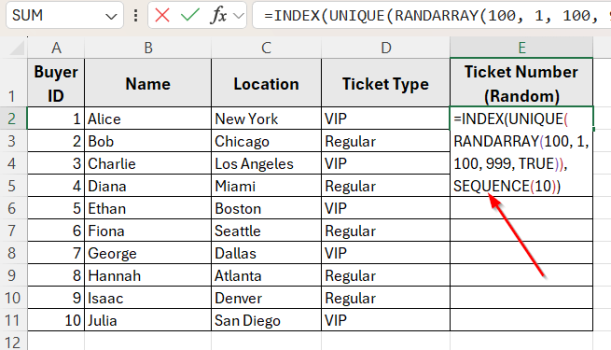 How To Generate Random Numbers In Excel With No Repeats Excel Insider