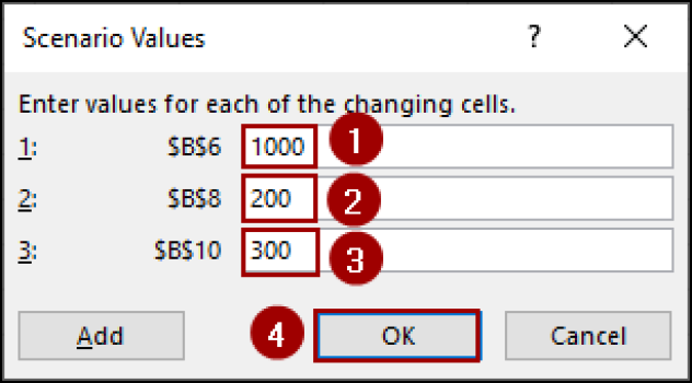 How to Use Scenario Manager in Excel (with Simple Steps) - Excel Insider