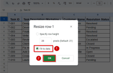 How to Change Row Height in Google Sheets (5 Simple Ways) - Excel Insider