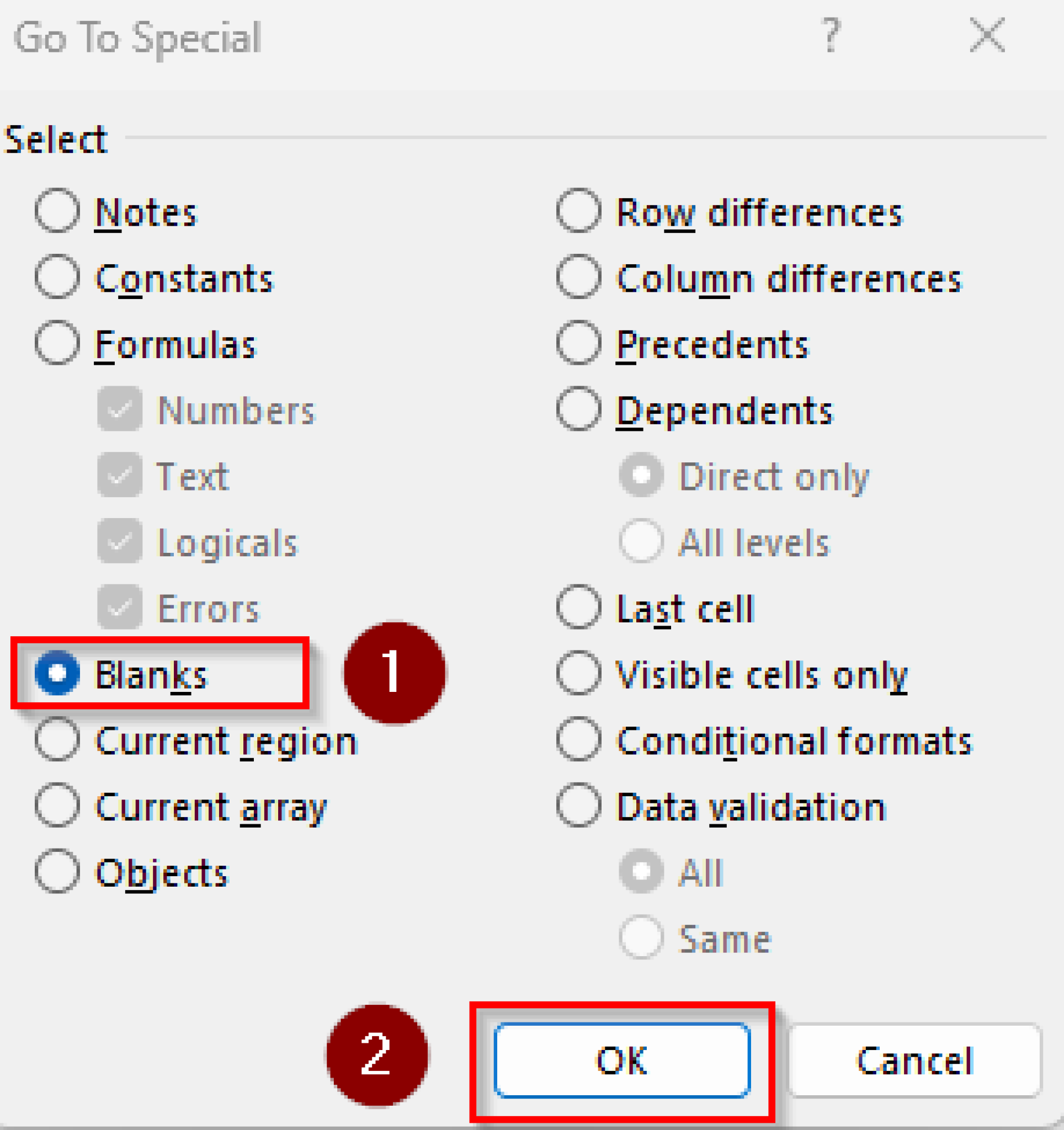 How to Find and Highlight Blank Cells in Excel (7 Easy Ways) - Excel Insider