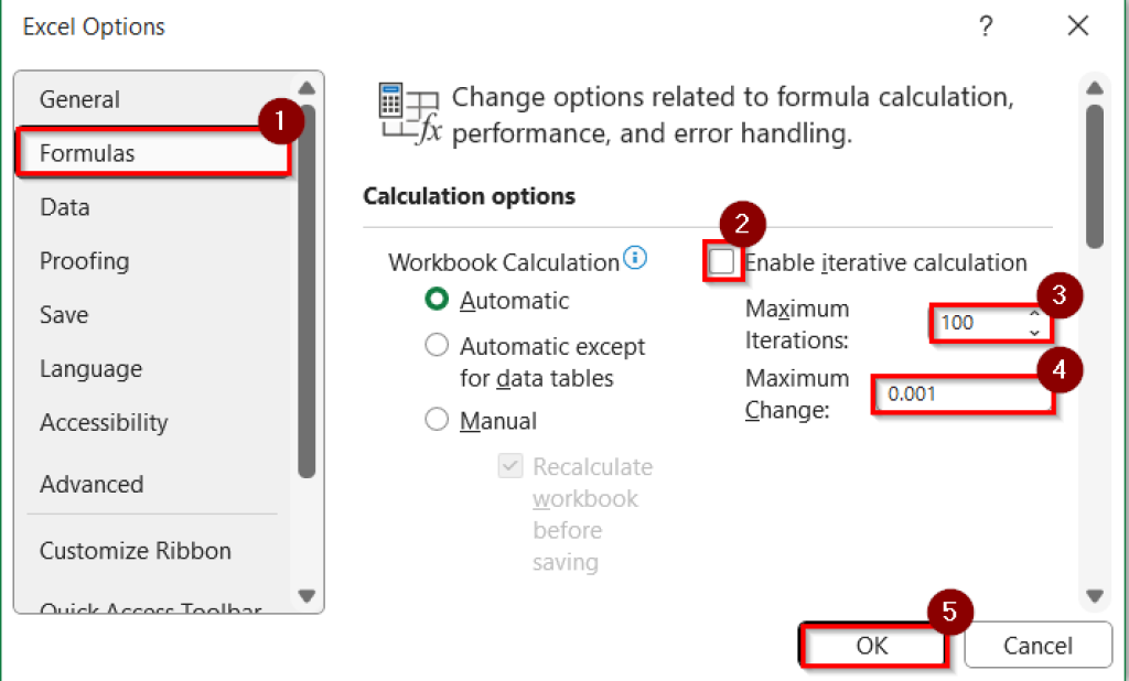 How to Remove Circular Reference in Excel (with Quick Steps) - Excel Insider