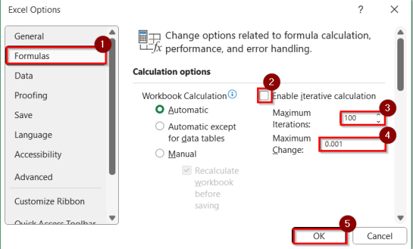 How to Remove Circular Reference in Excel (with Quick Steps) - Excel Insider