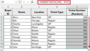 How to Generate Random Numbers in Excel with No Repeats - Excel Insider