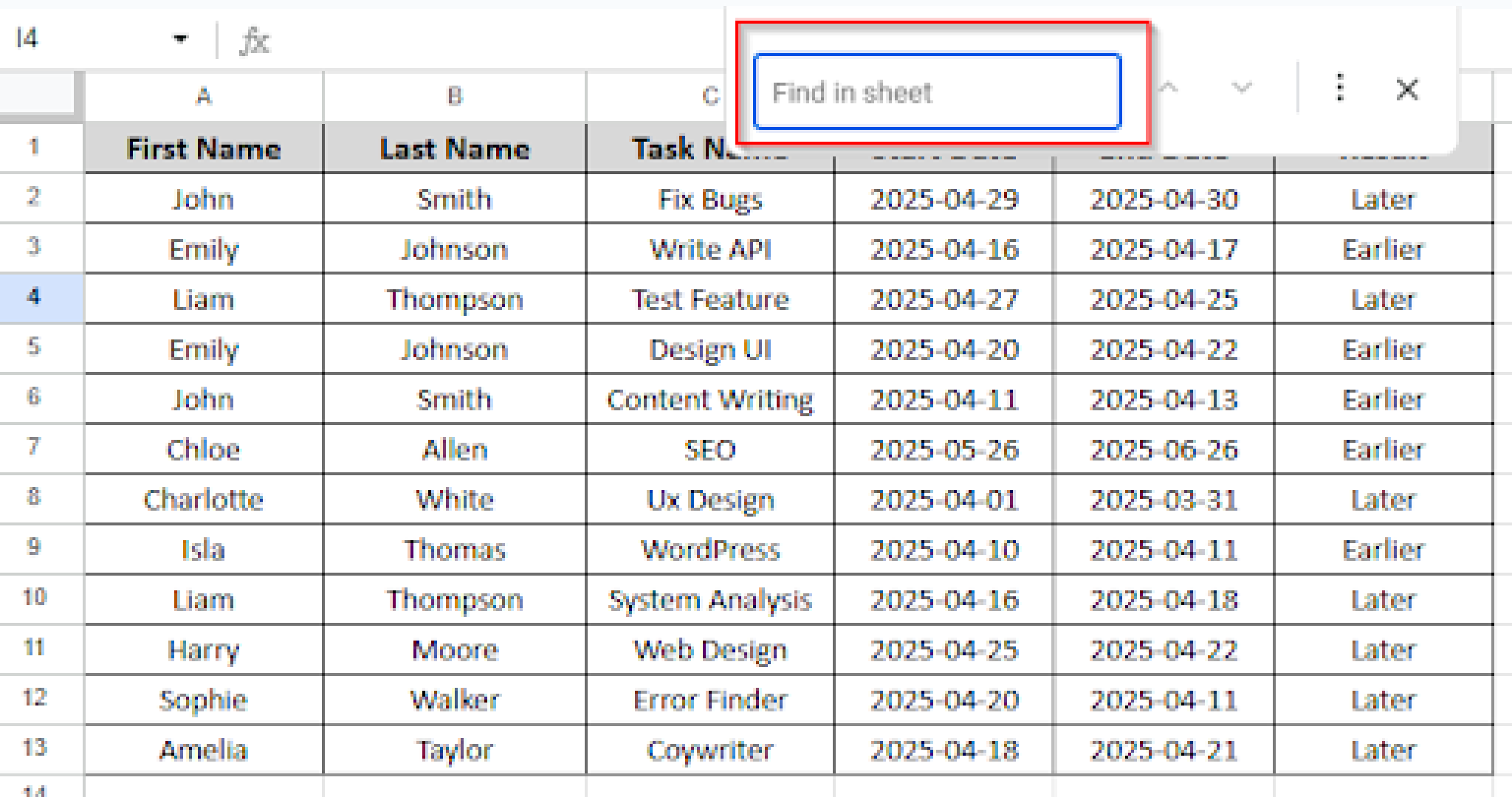 How to Search Data in Google Sheets - Excel Insider