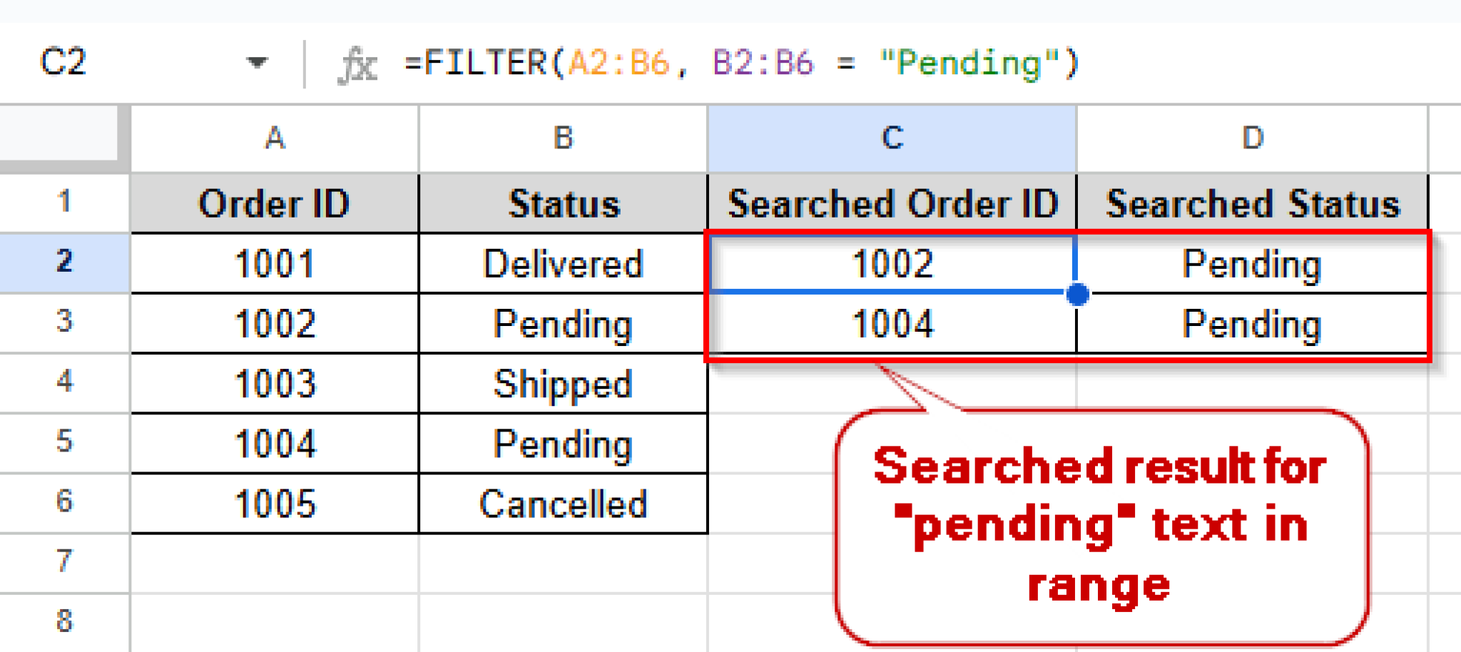 How to Search Data in Google Sheets - Excel Insider