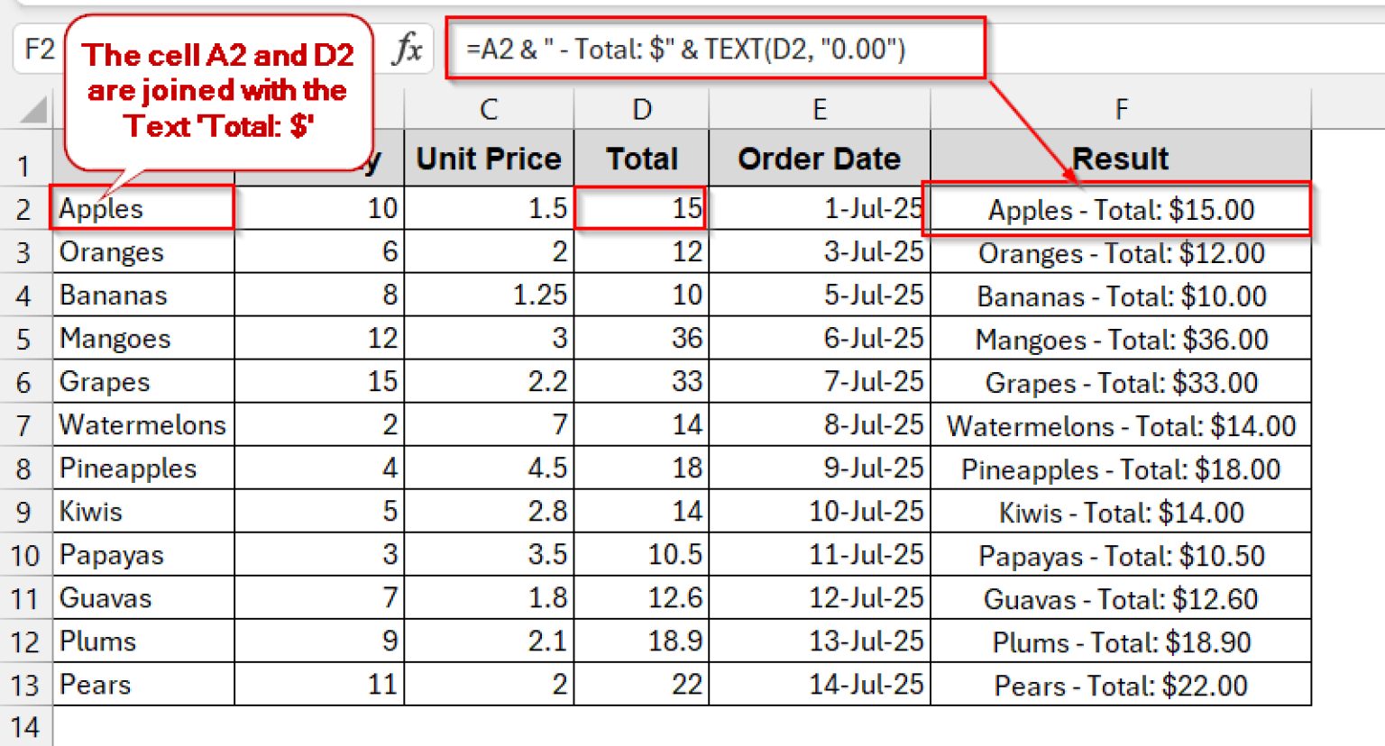 How to Combine Text and Numbers in Excel (6 Suitable Ways) - Excel Insider