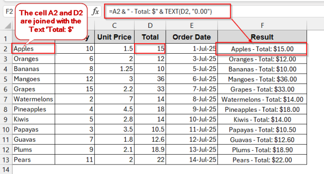 How to Combine Text and Numbers in Excel (6 Suitable Ways) - Excel Insider