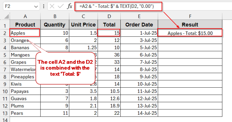 How to Combine Text and Numbers in Excel (6 Suitable Ways) - Excel Insider