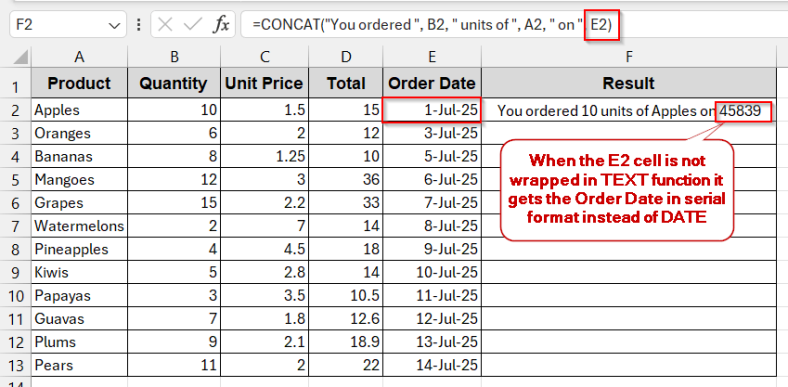 How to Combine Text and Numbers in Excel (6 Suitable Ways) - Excel Insider