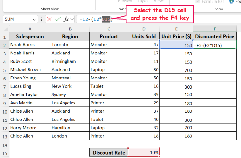 Difference Between Absolute & Relative Cell References in Excel - Excel Insider