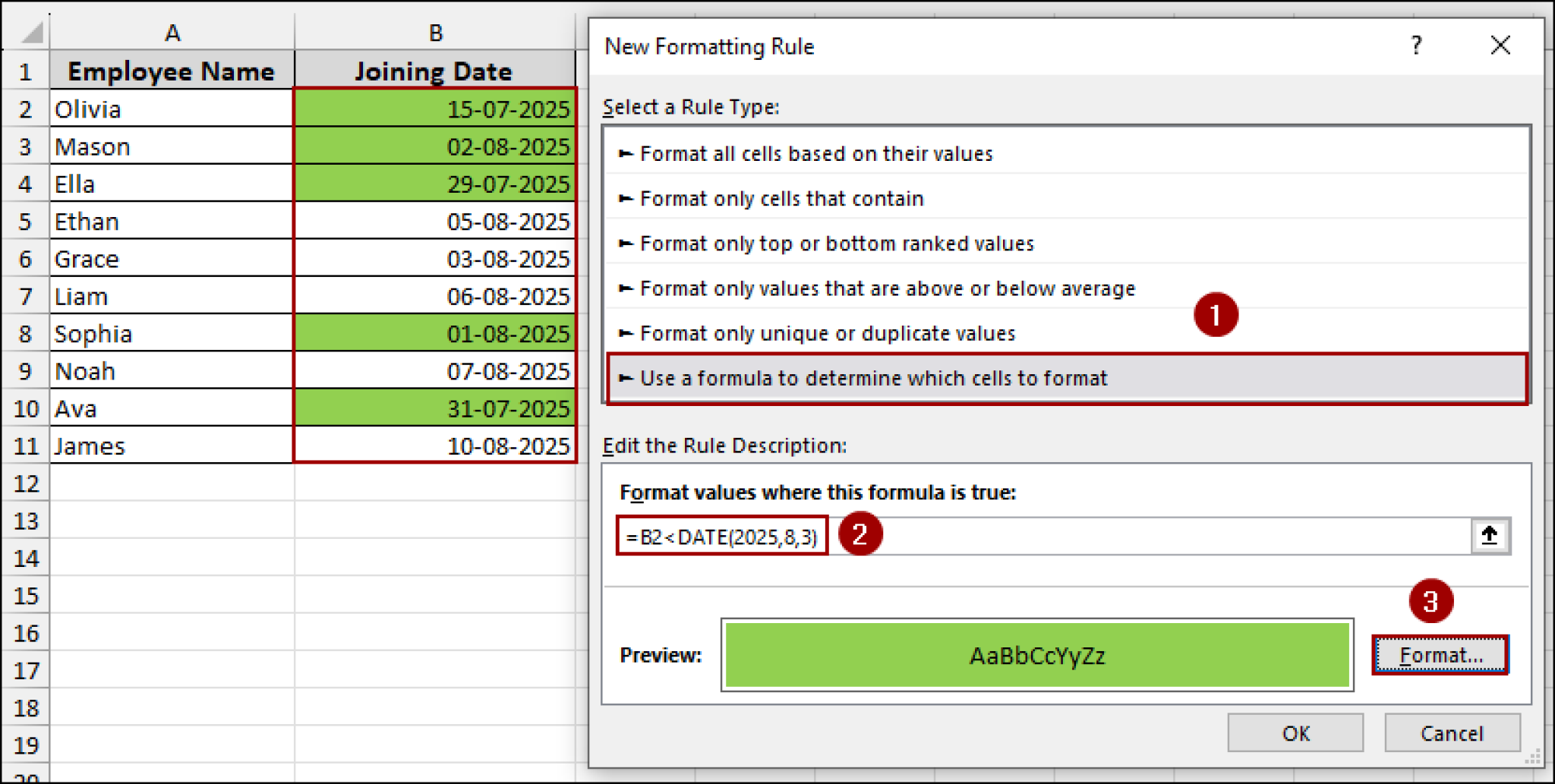Excel Conditional Formatting For Dates Older Than A Certain Date Excel Insider
