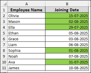 Excel Conditional Formatting for Dates Older Than a Certain Date ...