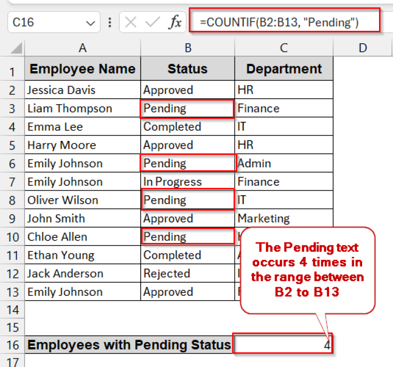 How to Count Cells with Specific Text in Excel (7 Easy Ways) - Excel ...