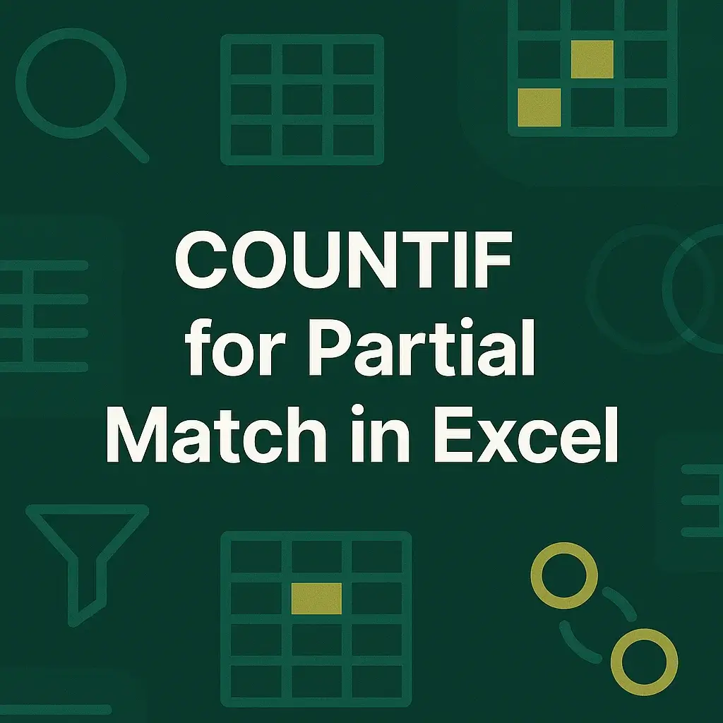How to Use COUNTIF for Partial Match in Excel (5 Examples) - Excel Insider