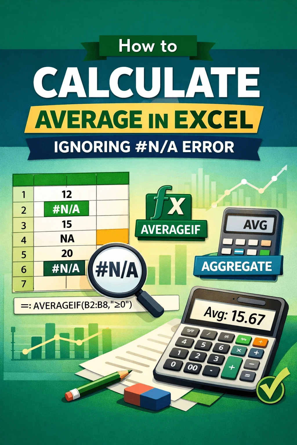 How to Calculate Average in Excel Ignoring #N/A Error - Excel Insider