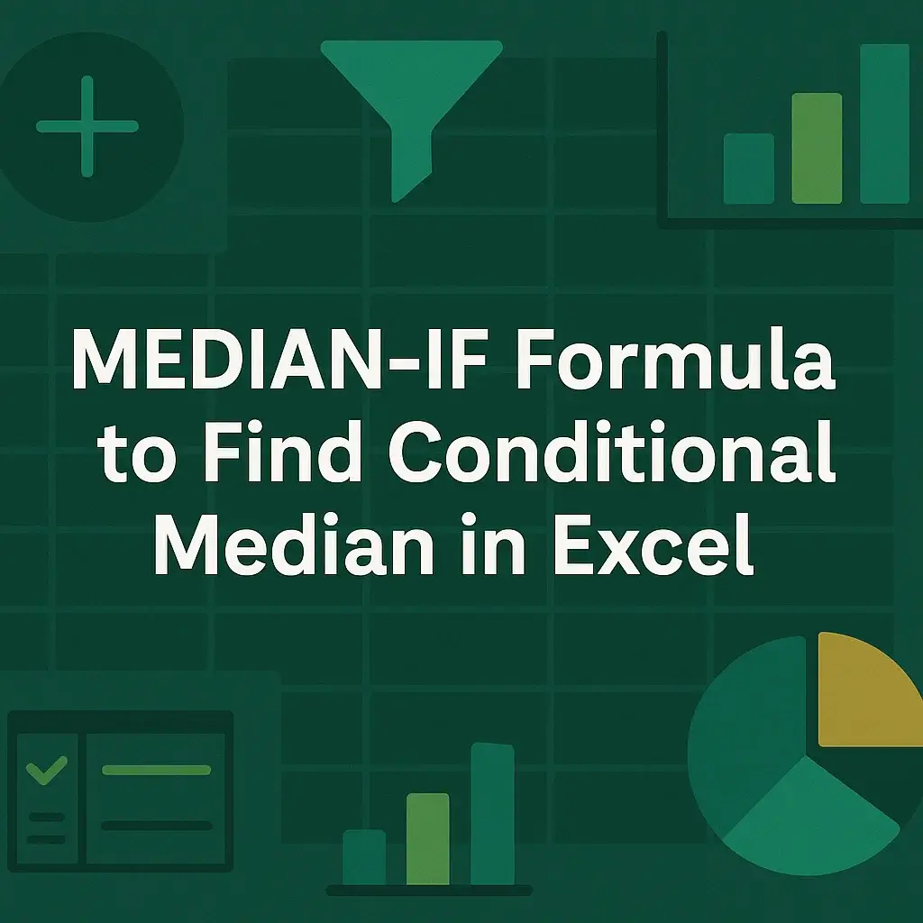 MEDIAN-IF Formula to Find Conditional Median in Excel - Excel Insider