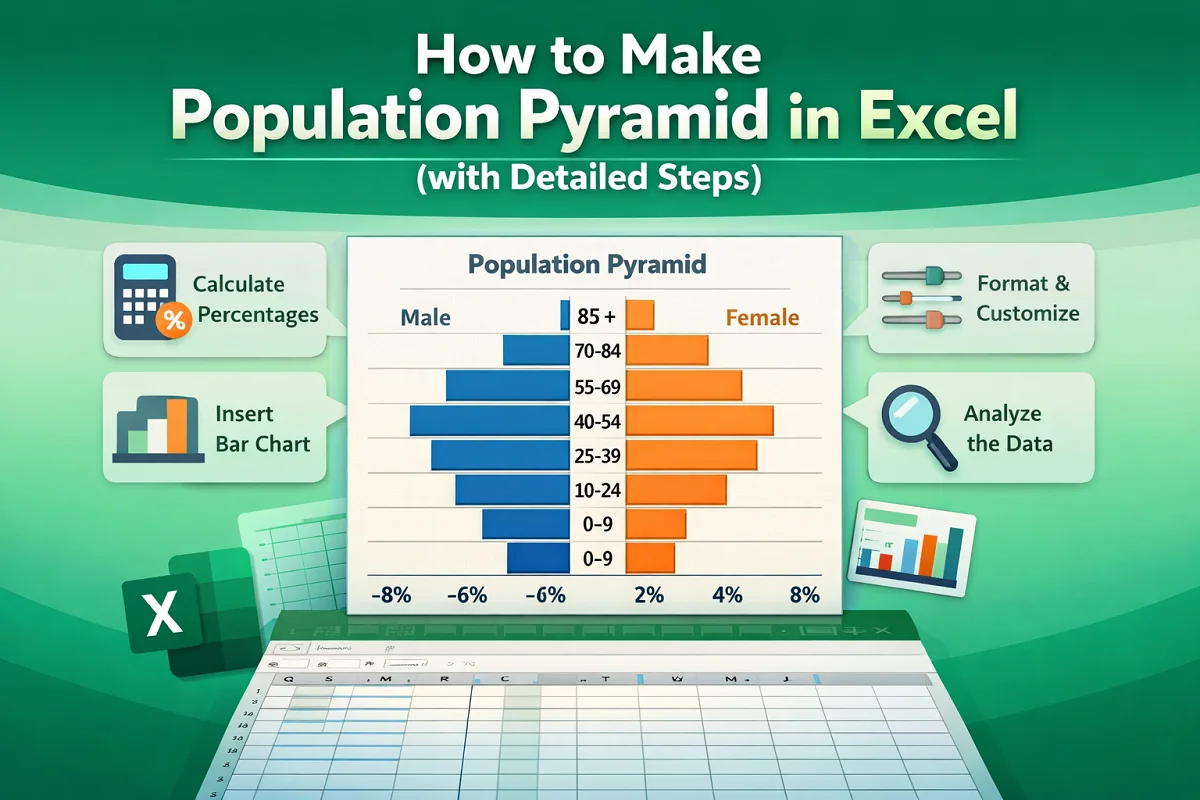 How to Make a Population Pyramid in Excel (with Detailed Steps) - Excel ...