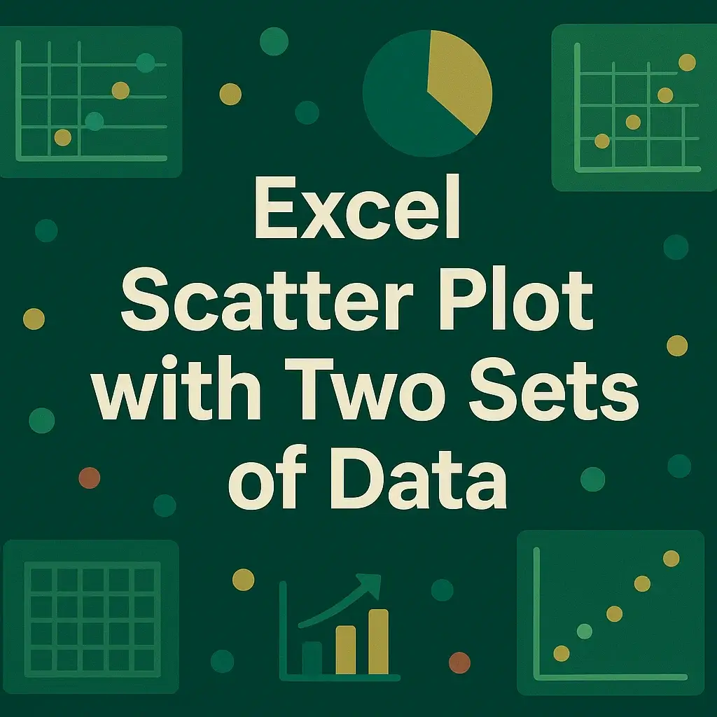 How to Make A Scatter Plot in Excel with Two Sets of Data - Excel Insider