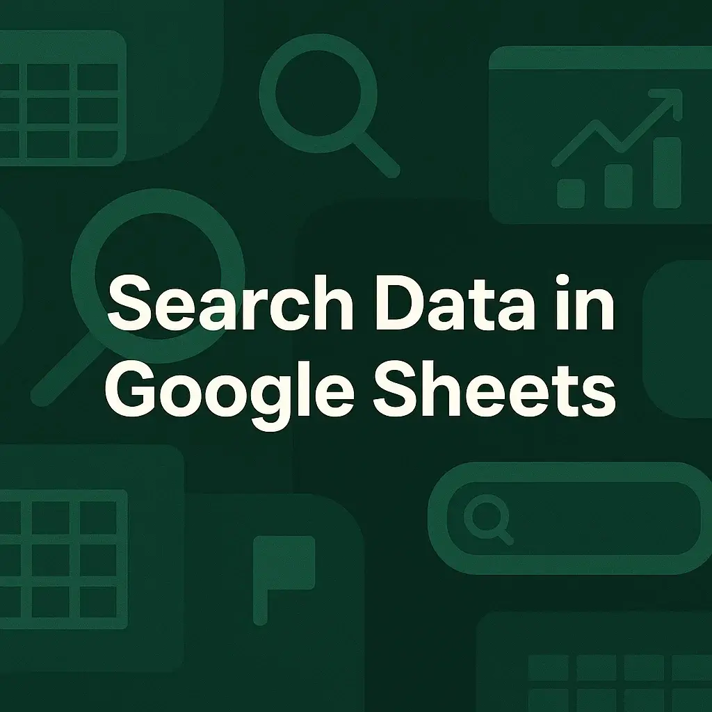 How to Search Data in Google Sheets - Excel Insider