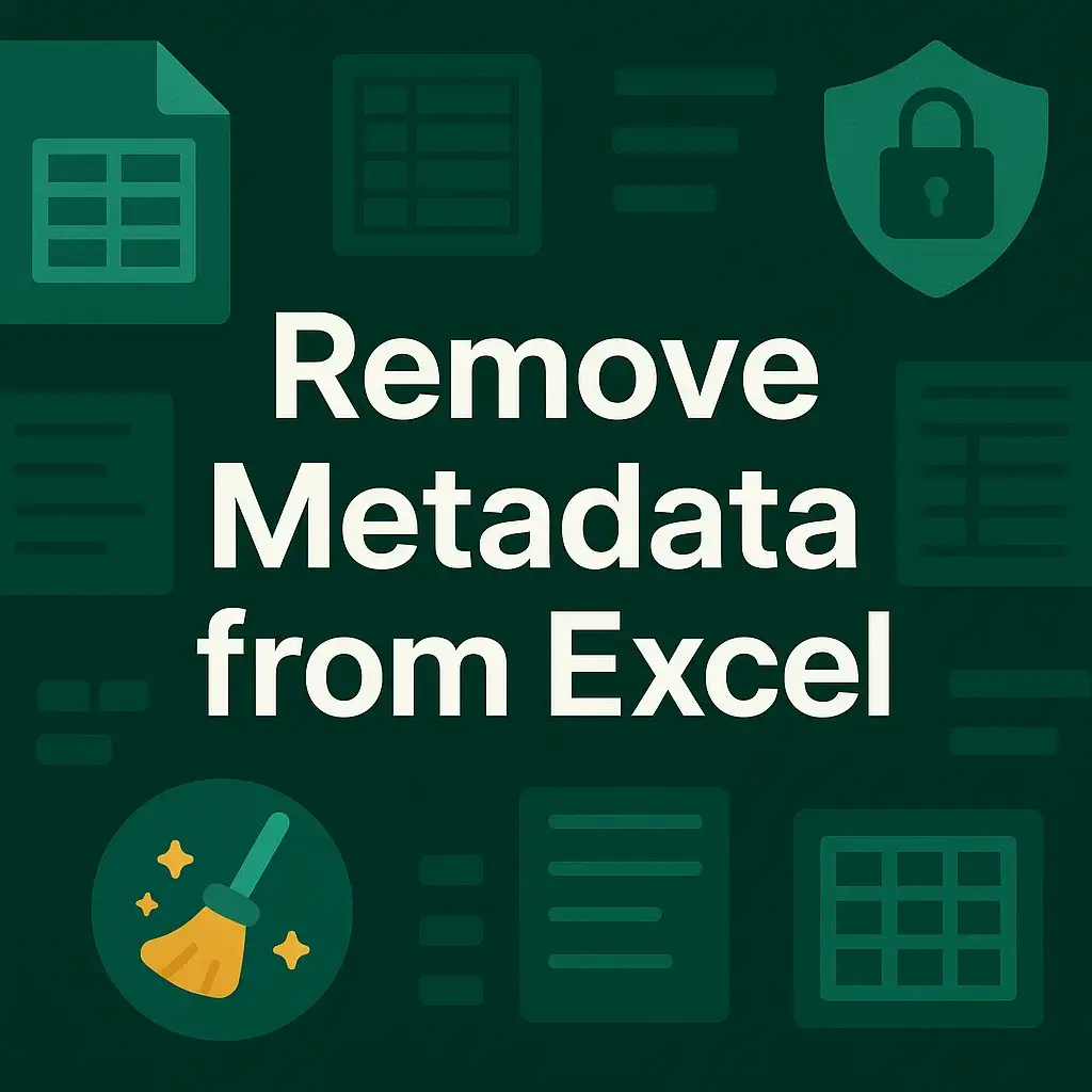 How to Remove Metadata from Excel File (6 Quick Methods) - Excel Insider