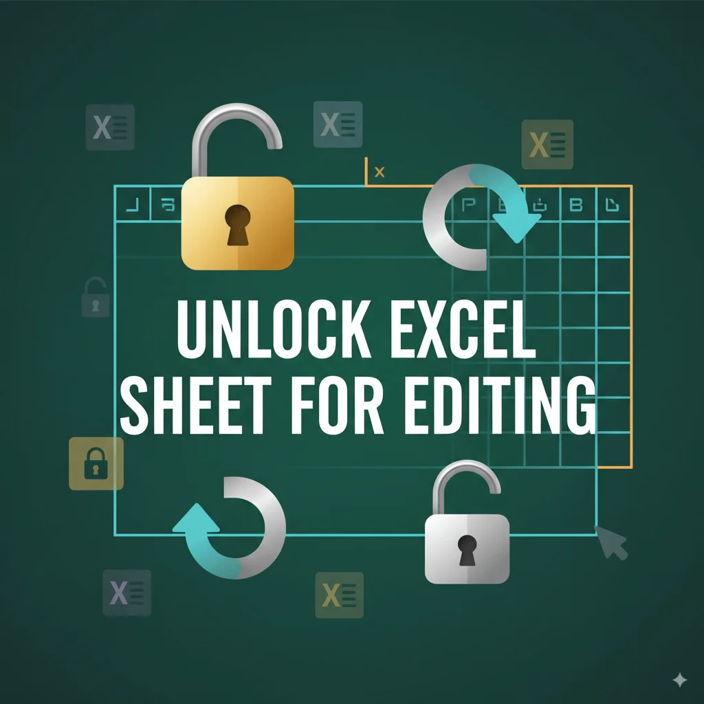 How to Unlock Excel Sheet for Editing (2 Effective Ways) - Excel Insider
