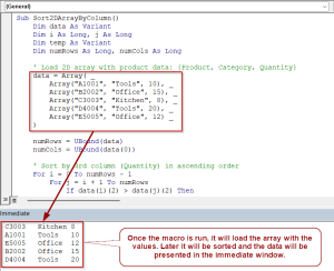 How to Sort an Array Using Excel VBA (4 Different Examples) - Excel Insider