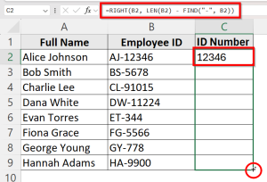 How to Find a Character from the Right Side of String in Excel - Excel ...