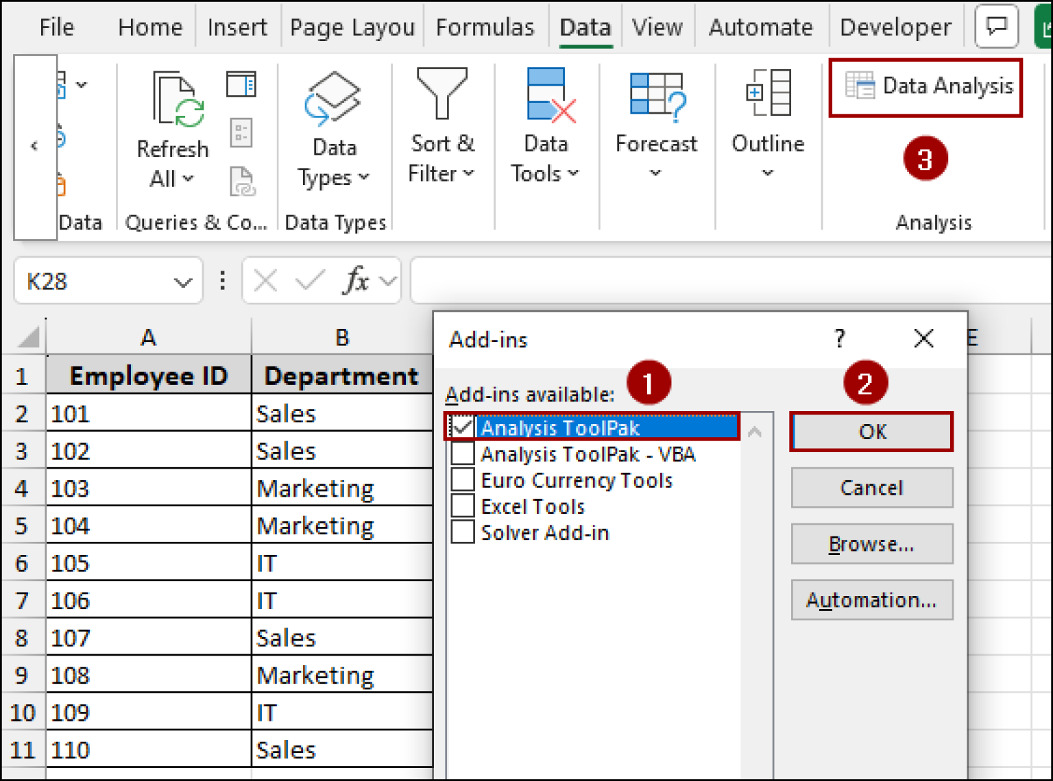 [Fixed] Data Analysis ToolPak Not Showing in Excel - Excel Insider