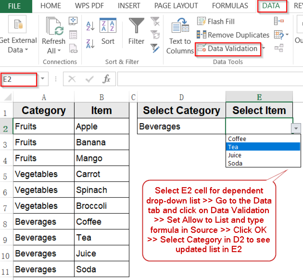 How to Create Drop-Down List Using IF Statement in Excel - Excel Insider