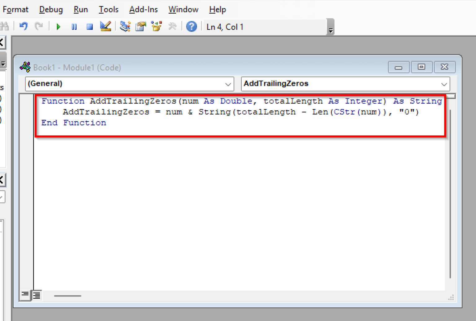 How to Add Trailing Zeros In Excel (3 Suitable Ways) - Excel Insider