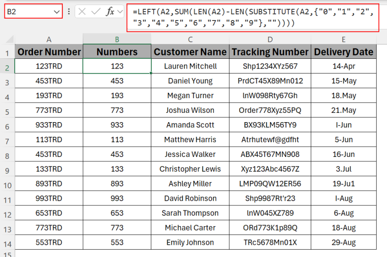 How to Extract Only Numbers from Excel Cell (8 Different Ways) - Excel ...