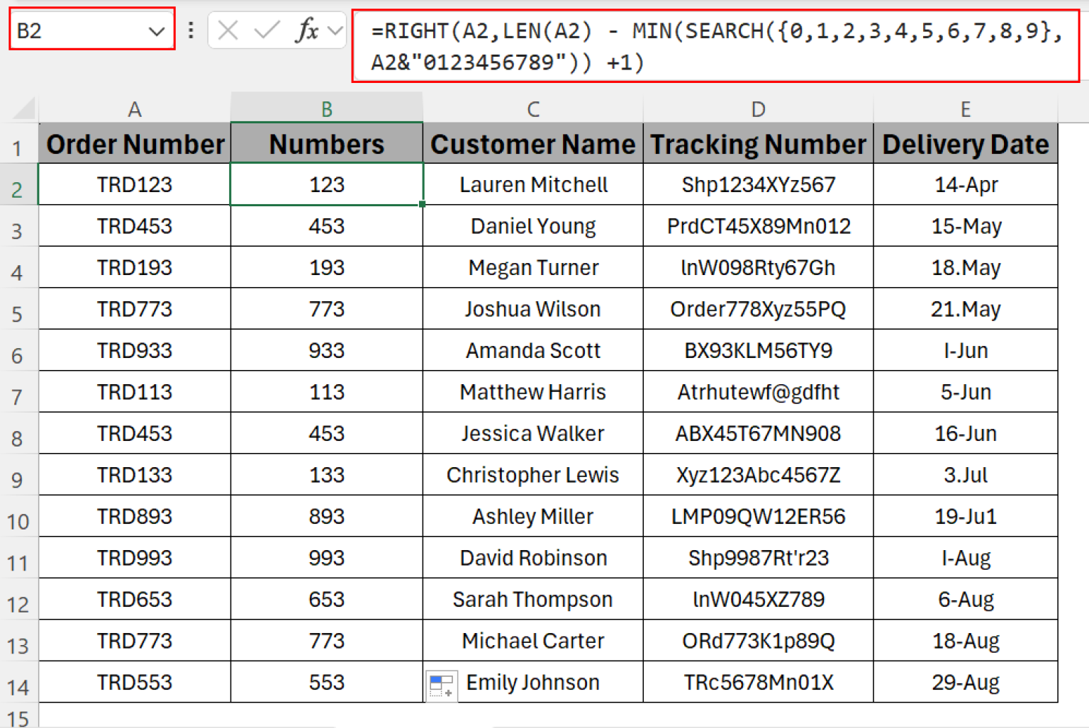 How to Extract Only Numbers from Excel Cell (8 Different Ways) - Excel ...
