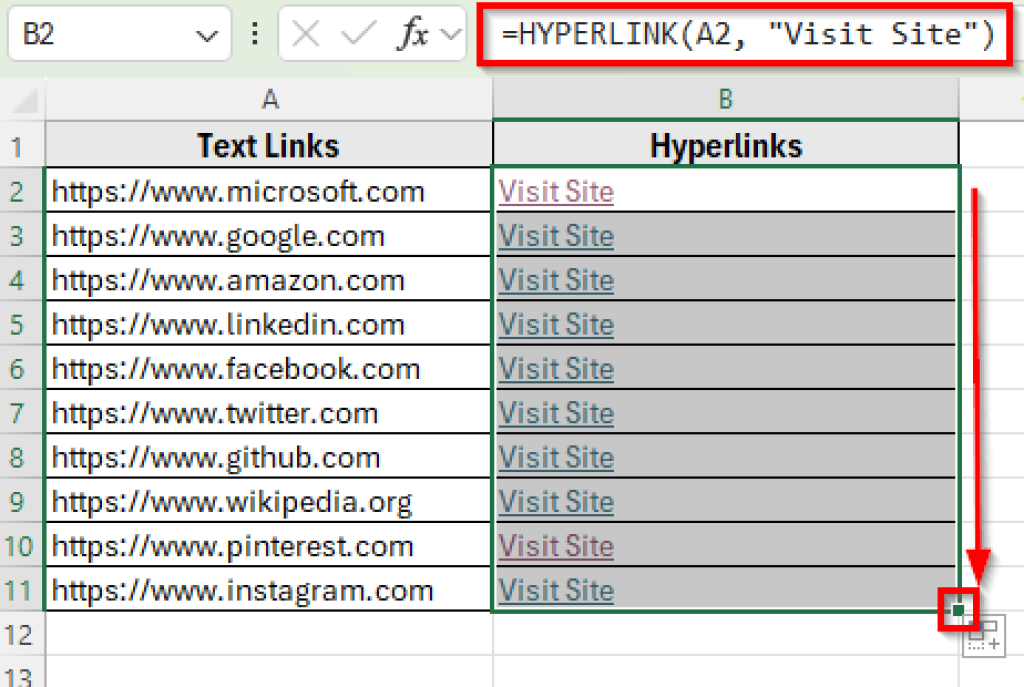 How to Convert Text to Hyperlink in Excel (3 Effective Ways) - Excel ...