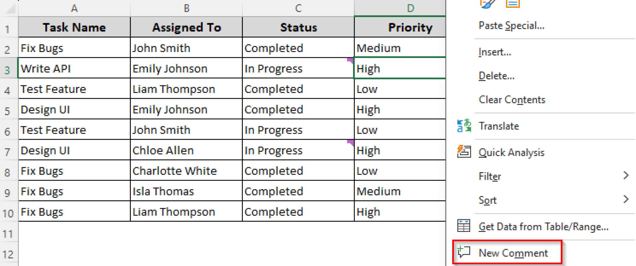 How to Copy Comments in Excel (4 Different Ways) - Excel Insider