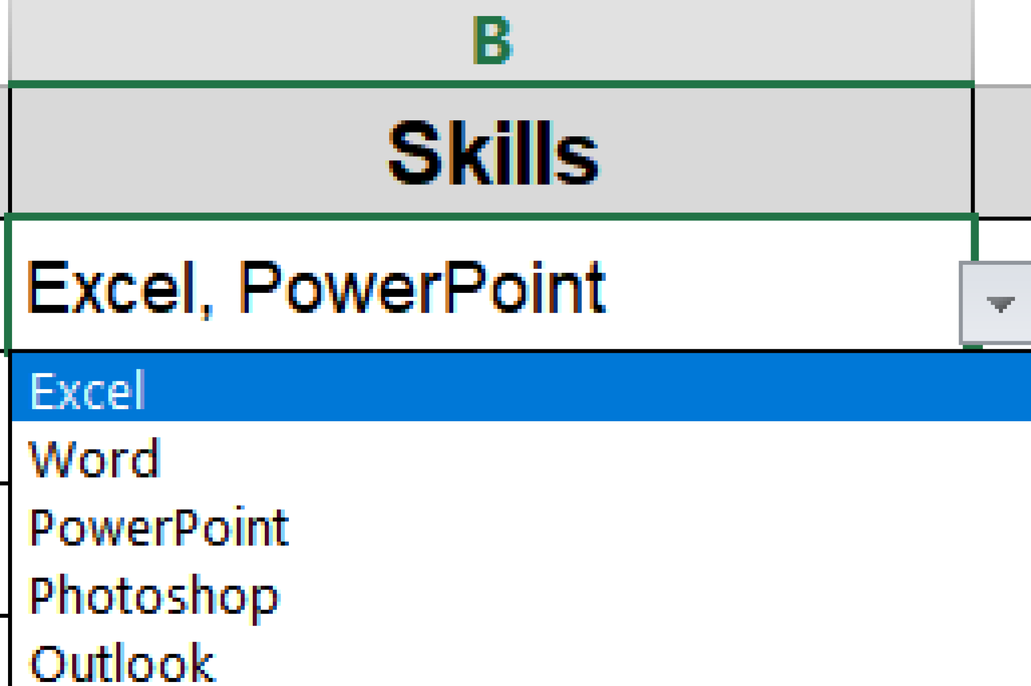 How to Create a Drop Down List with Multiple Selection in Excel - Excel ...