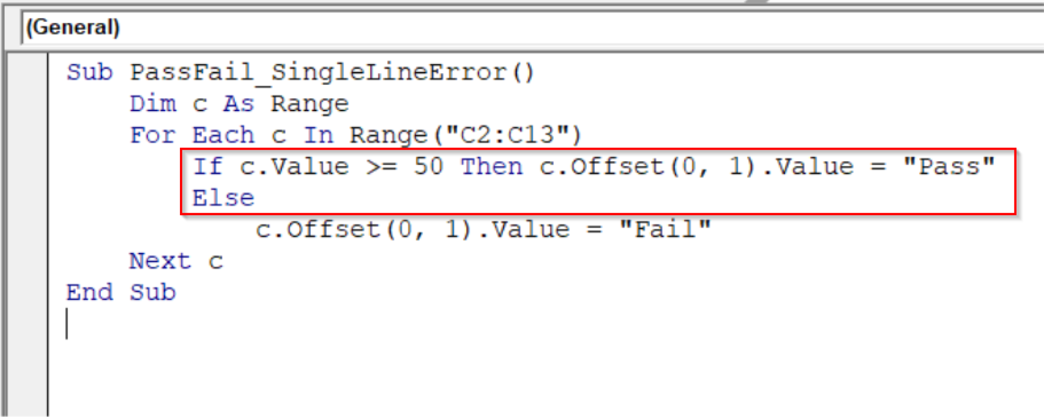 How to Fix 'Else Without If' Error in VBA (5 Simple Ways) - Excel Insider