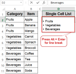 How to Make a List Within a Cell in Excel (7 Easy Ways) - Excel Insider